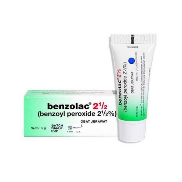 BENZOLAC 2.5 Persen 5 Gr - Obat Jerawat Salep / Acne Gel - LIFEPACK ...