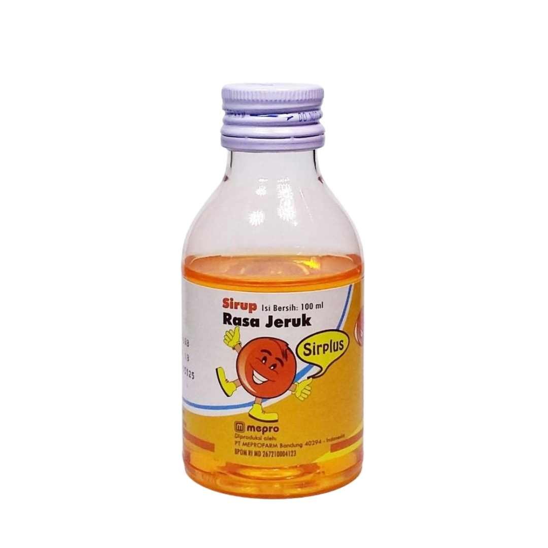 Sirplus Sirup Jeruk 100 ML Pelarut Pemanis Campuran Obat