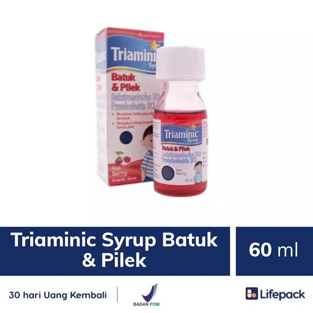 Triaminic Batuk & Pilek - Obat Batuk Kering / Pilek - LIFEPACK ...