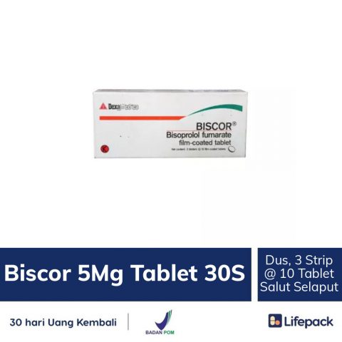 Biscor 5 MG 30 Tablet – Obat Hipertensi | Lifepack.id