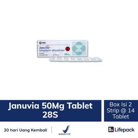 Januvia 50 MG 28 Tablet – Obat Antidiabetes | Lifepack.id