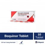 Jual Baquinor 250MG Tab - Lifepack