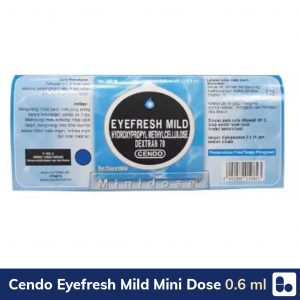 Cendo Eyefresh Mild Mini Dose 0.6 ml – 5 botol – Obat tetes nata untuk ...
