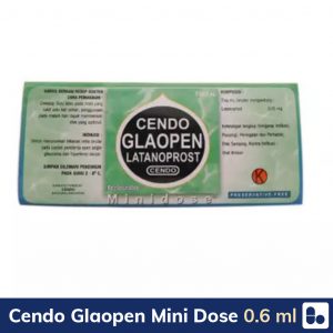 Cendo Glaopen Mini Dose 0.6 ml – 5 botol – Obat yang digunakan untuk ...