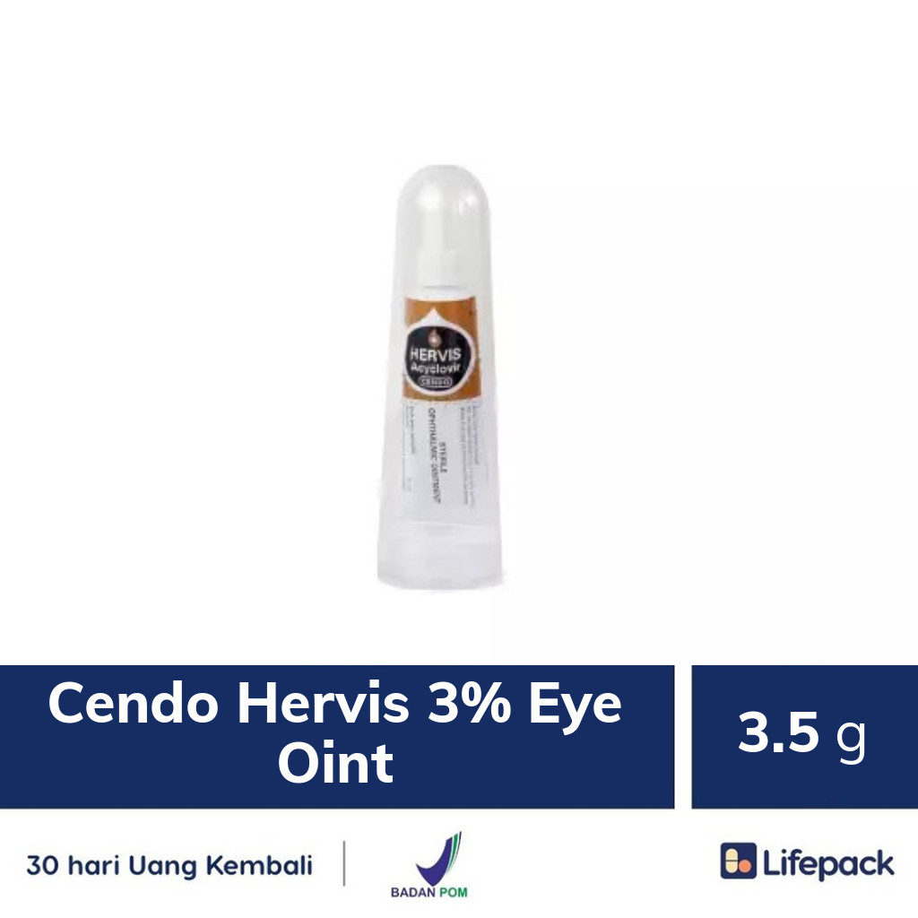 Cendo Hervis 3% Eye Oint - 3.5 g | Lifepack.id