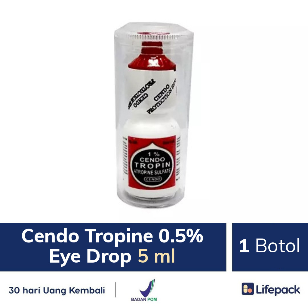 Cendo Tropine 0.5% Eye Drop 5 ml - 1 Botol - 5ml | Lifepack.id
