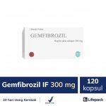 Gemfibrozil IF 300 mg – 120 kapsul – Obat Gula Darah / Obat Kolesterol ...