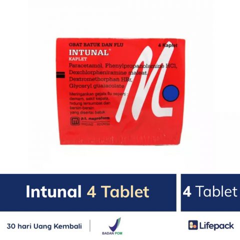 Intunal: Manfaat, Dosis, Aturan Pakai, dan Efek Samping | Lifepack.id