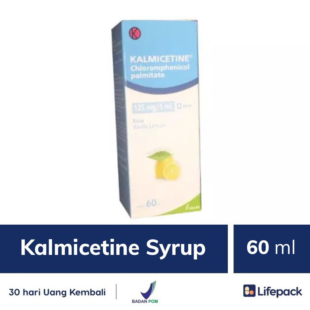 Kalmicetine Syrup - 60 ml - Sirup Antibiotik | Lifepack.id