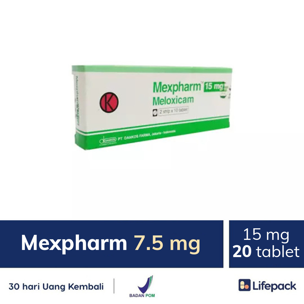 Mexpharm 7.5 mg - 15 mg20 tablet | Lifepack.id