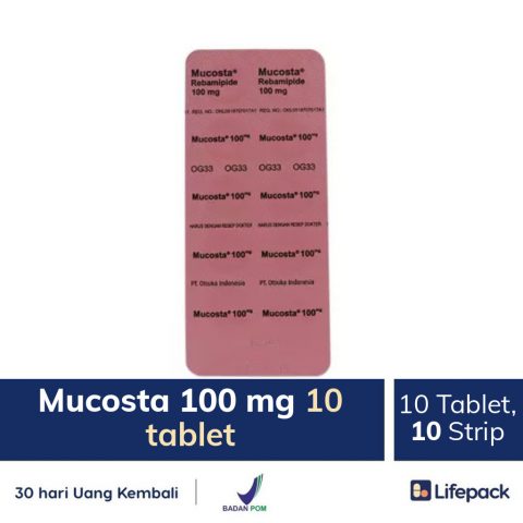 Rebamipide 100 MG 10 Tablet: Fungsi dan Efek Samping | Lifepack.id