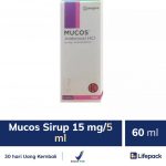 Mucos Sirup 15 mg/5 ml – 60 ml – untuk mengencerkan dahak | Lifepack.id