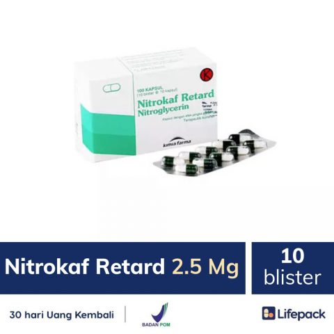 Nitrokaf Retard: Manfaat, Dosis, dan Efek Samping | Lifepack.id