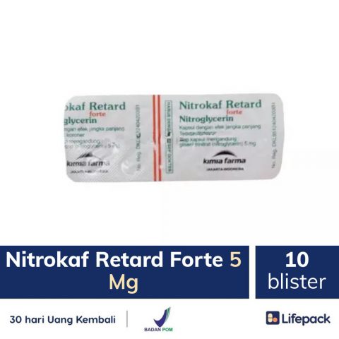 Nitrokaf Retard: Manfaat, Dosis, dan Efek Samping | Lifepack.id