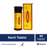 Norit Tablet - 40 Tablet - Obat Diare | Lifepack.id
