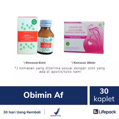 Obat Obimin: Manfaat, Dosis, dan Efek Samping | Lifepack.id