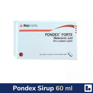 Pondex Sirup 60 ml – 50 mg / 5 ml – Anti nyeri | Lifepack.id