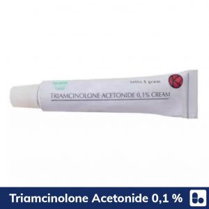 Triamcinolone Acetonide 0,1 % – 5 g – Peradangan & gatal cream 5g ...