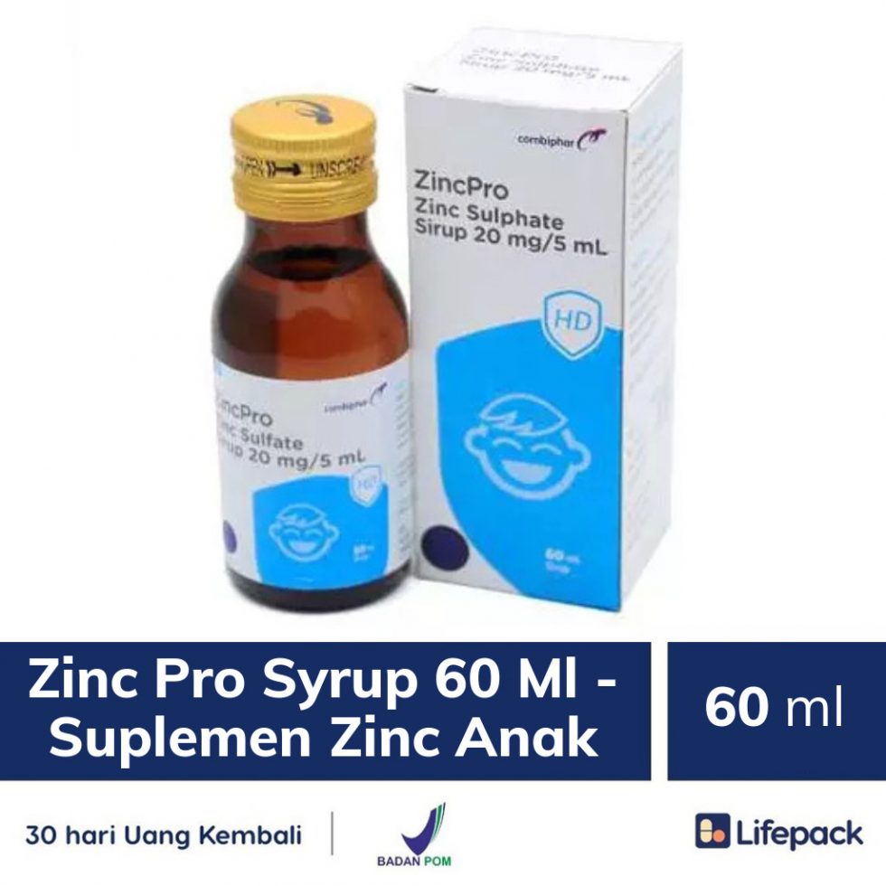 Zinc Sirup: Manfaat, Dosis, dan Efek Samping | Lifepack.id