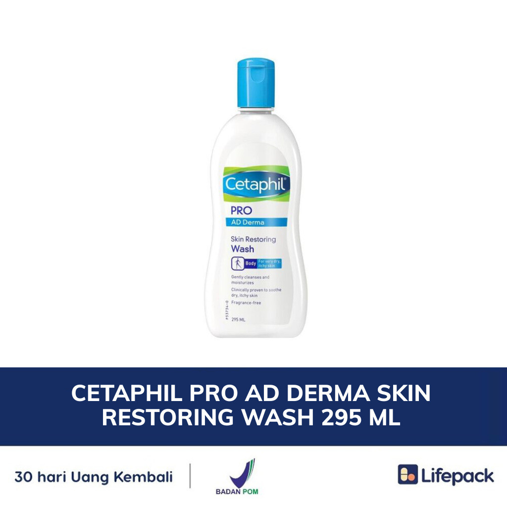 CETAPHIL PRO AD DERMA SKIN RESTORING WASH 295 ML - Sabun Pencuci Wajah ...