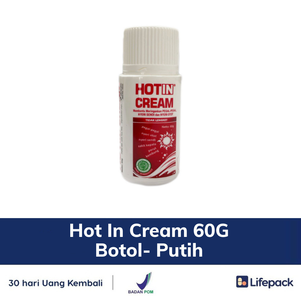 Hot In Cream - 60 gr - Krim Pereda Nyeri Otot & Sendi - LIFEPACK ... Hot In Cream - 60 gr - Krim Pereda Nyeri Otot & Sendi - LIFEPACK ...